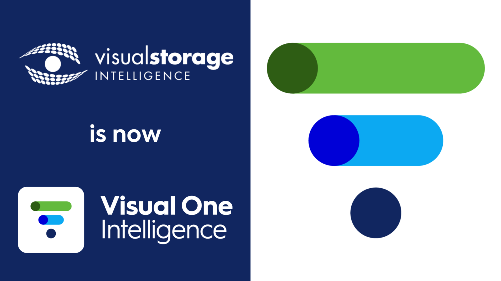 Visual Storage Intelligence® is Now Visual One Intelligence Visual Storage Intelligence® is Now Visual One Intelligence